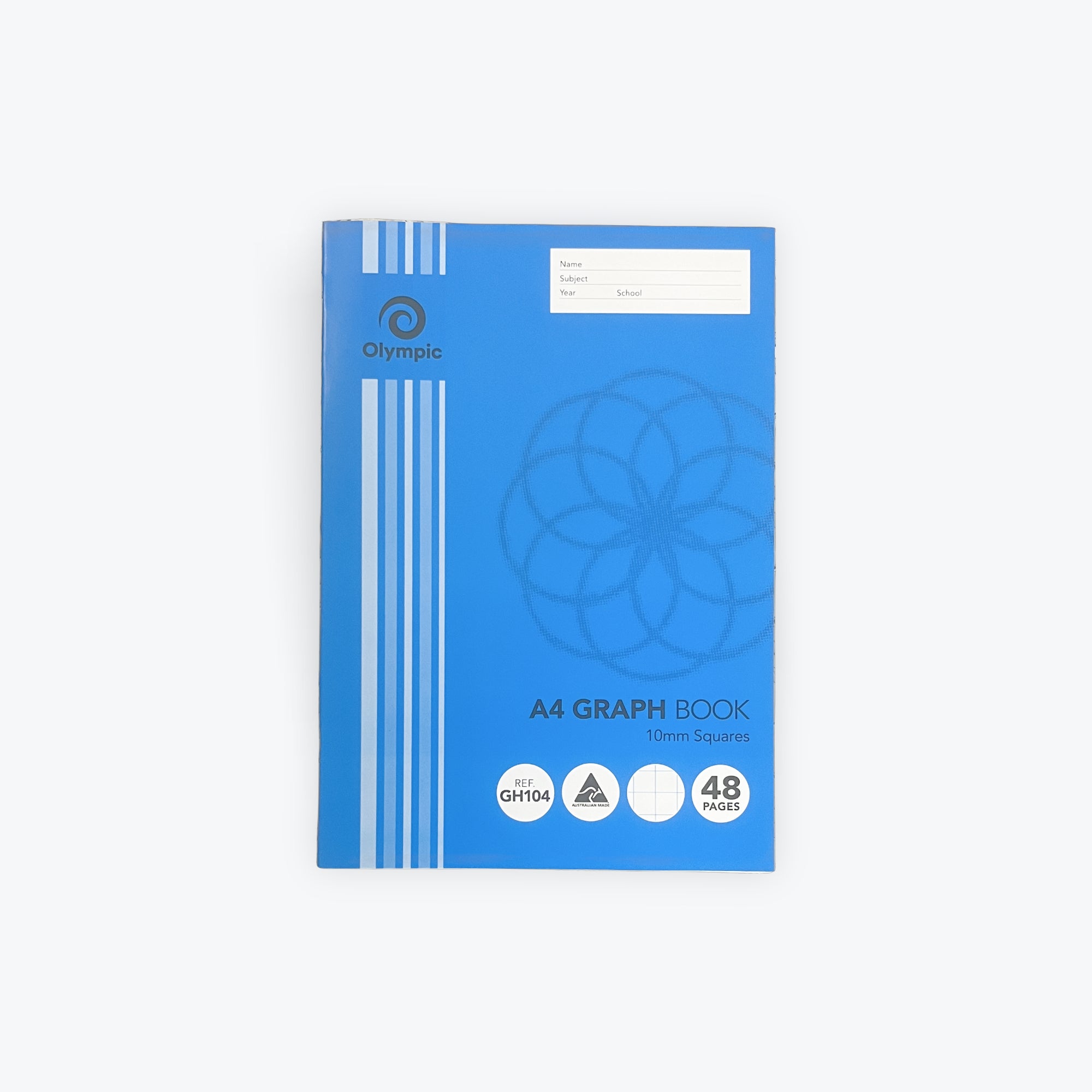 Graph Book A4 48 Page 10mm Sqaures | Redlynch State College P&C Association