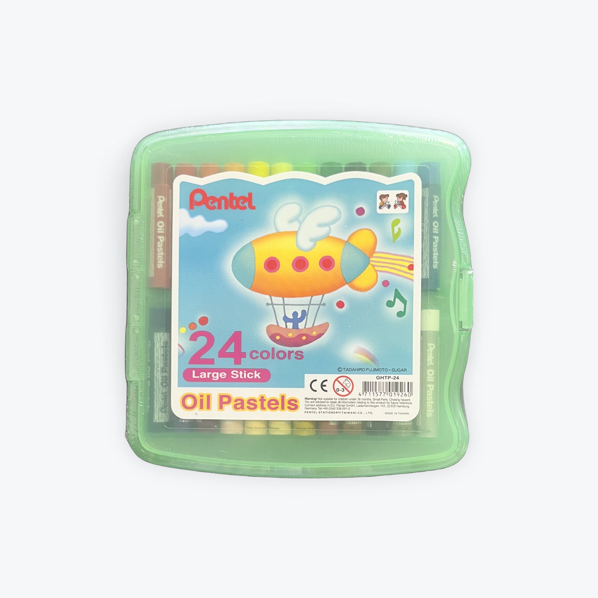 Oil Pastels Pk 24 Pentel Large in Hard Plastic Case | Redlynch State ...